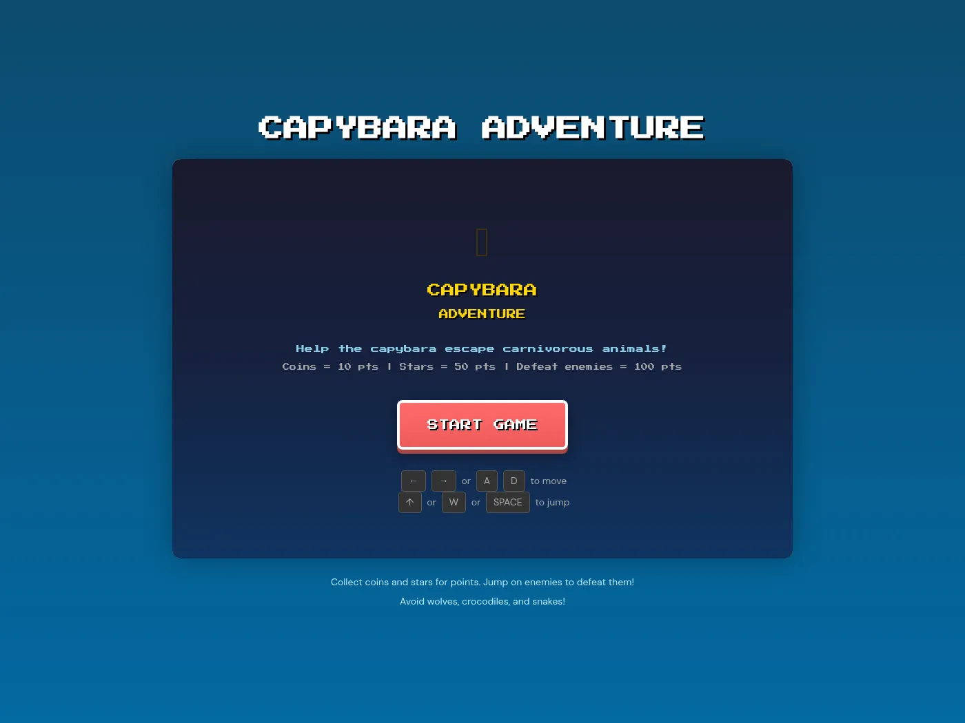 Capybara Adventure