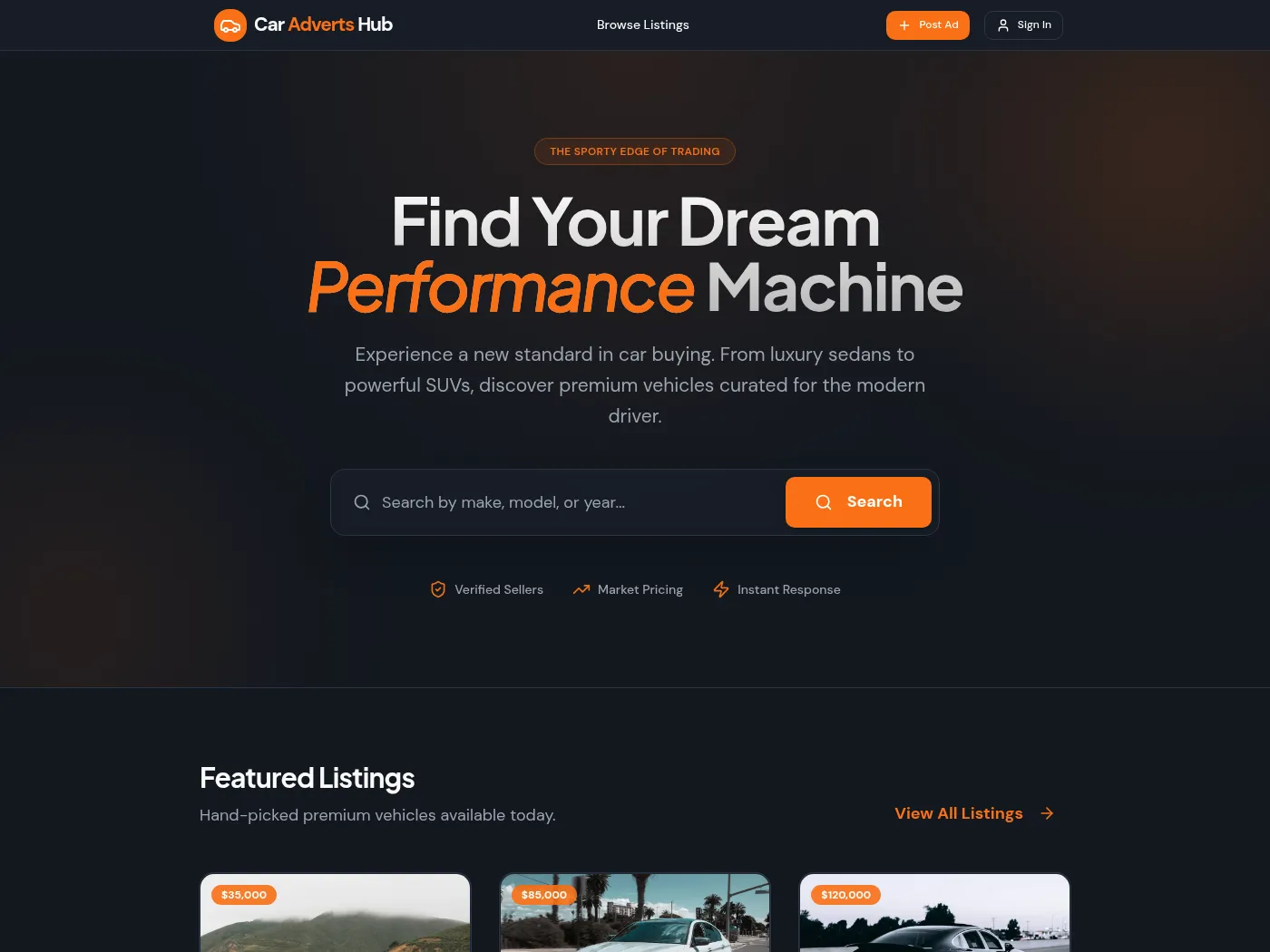 Car Adverts Hub