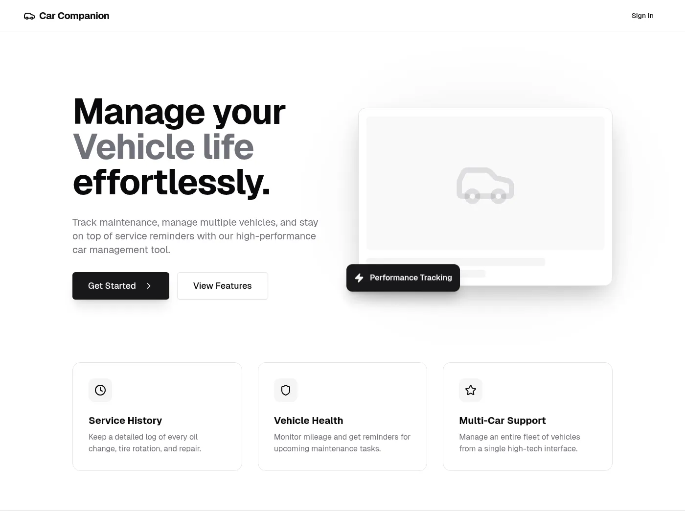 Car Companion App