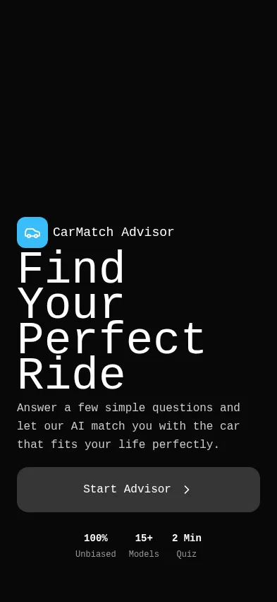 CarMatch Advisor