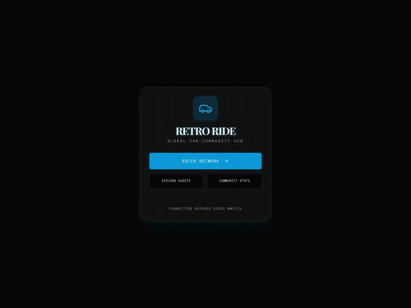 RetroRide Network