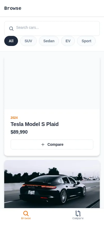 CarCompare Hub