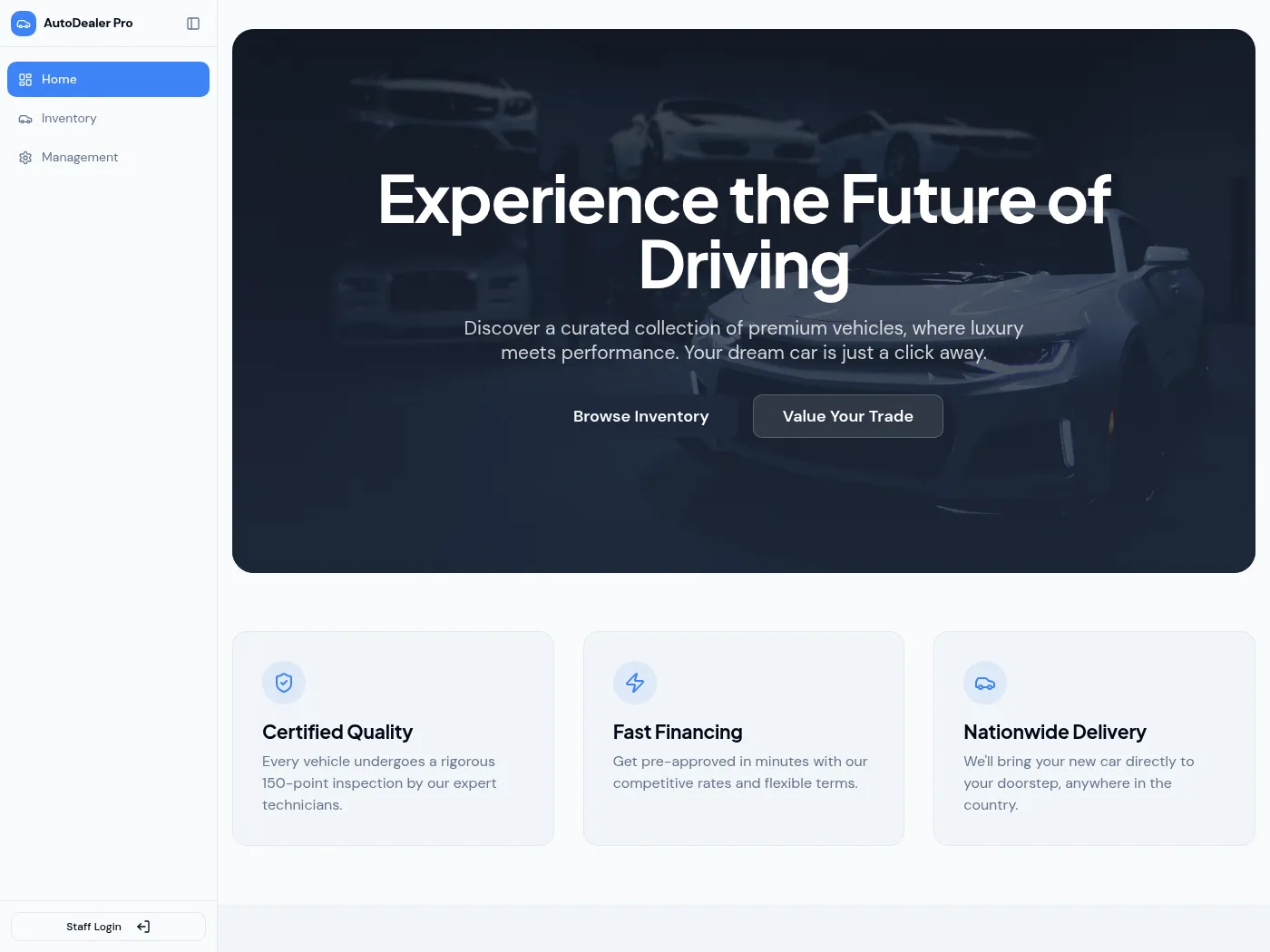 AutoDealer Pro Site