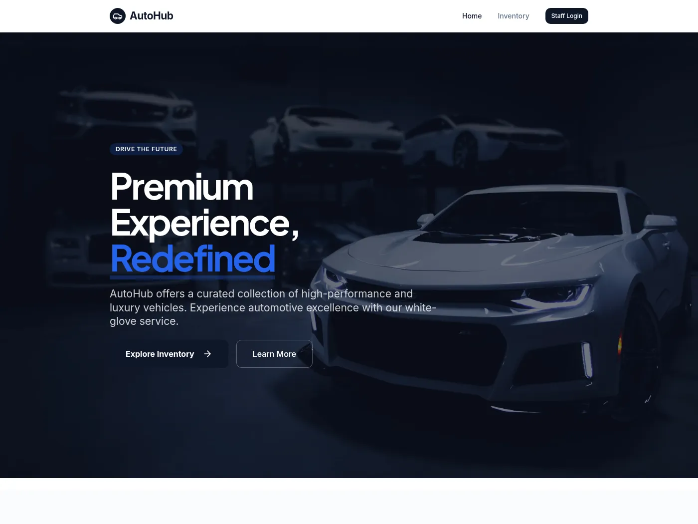 AutoHub Dealership Portal