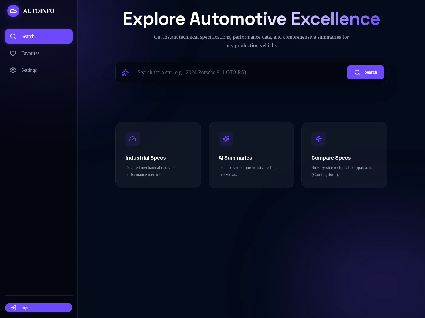 AutoInfo Explorer
