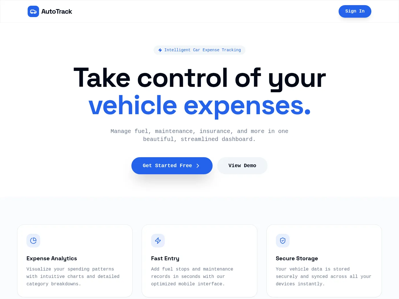 Car Expense Tracker