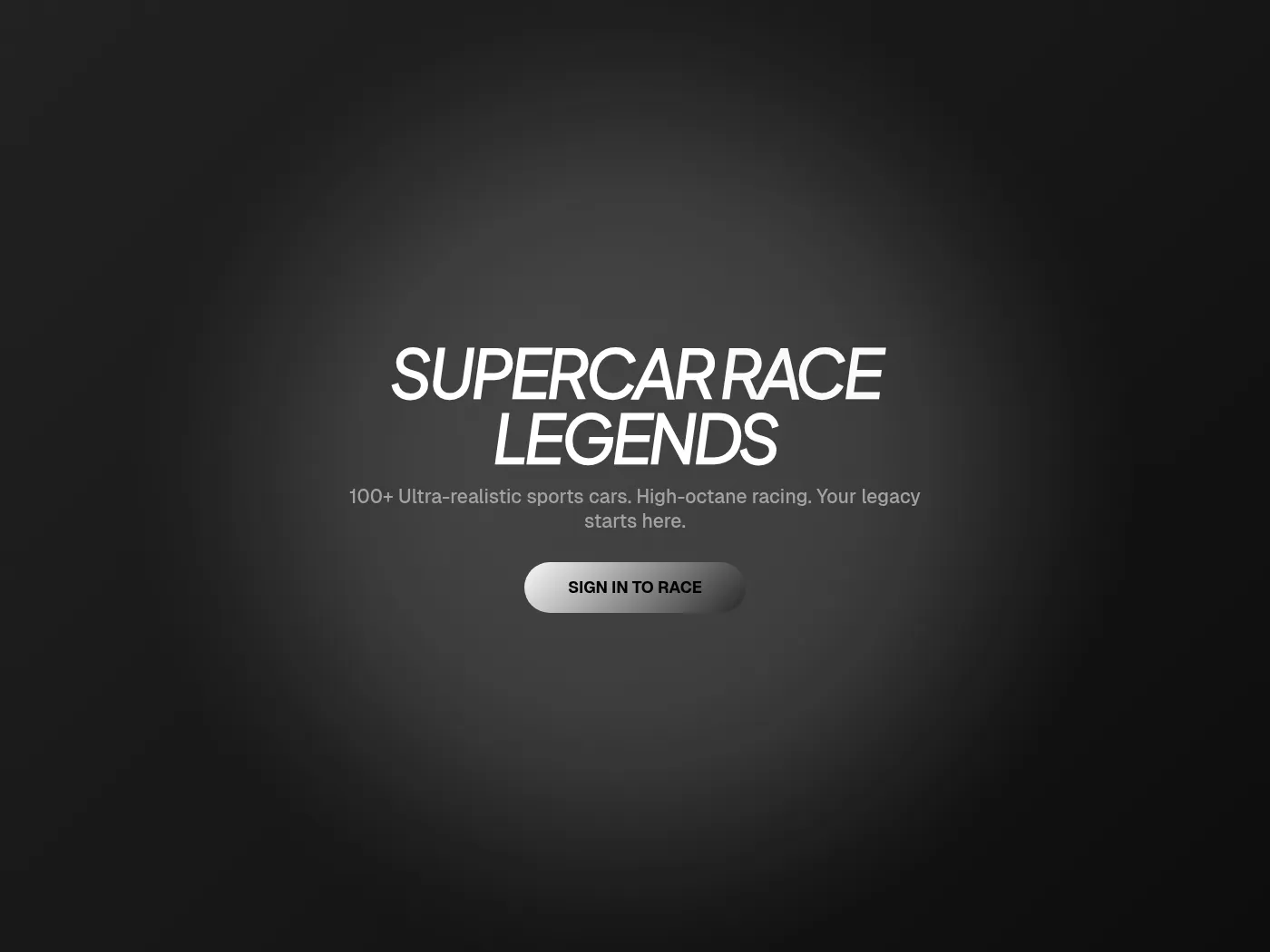 Supercar Race Legends