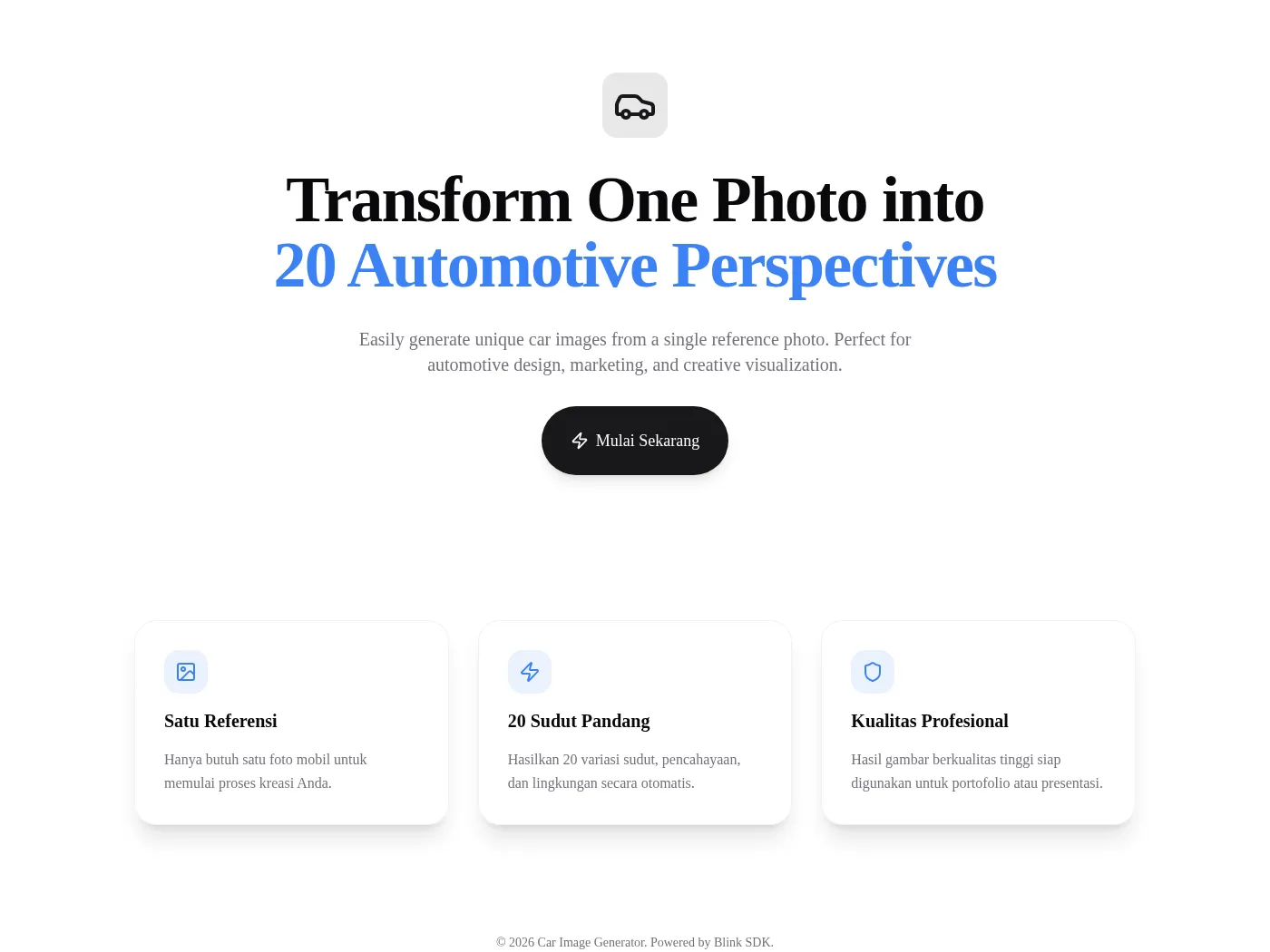 Car Image Generator