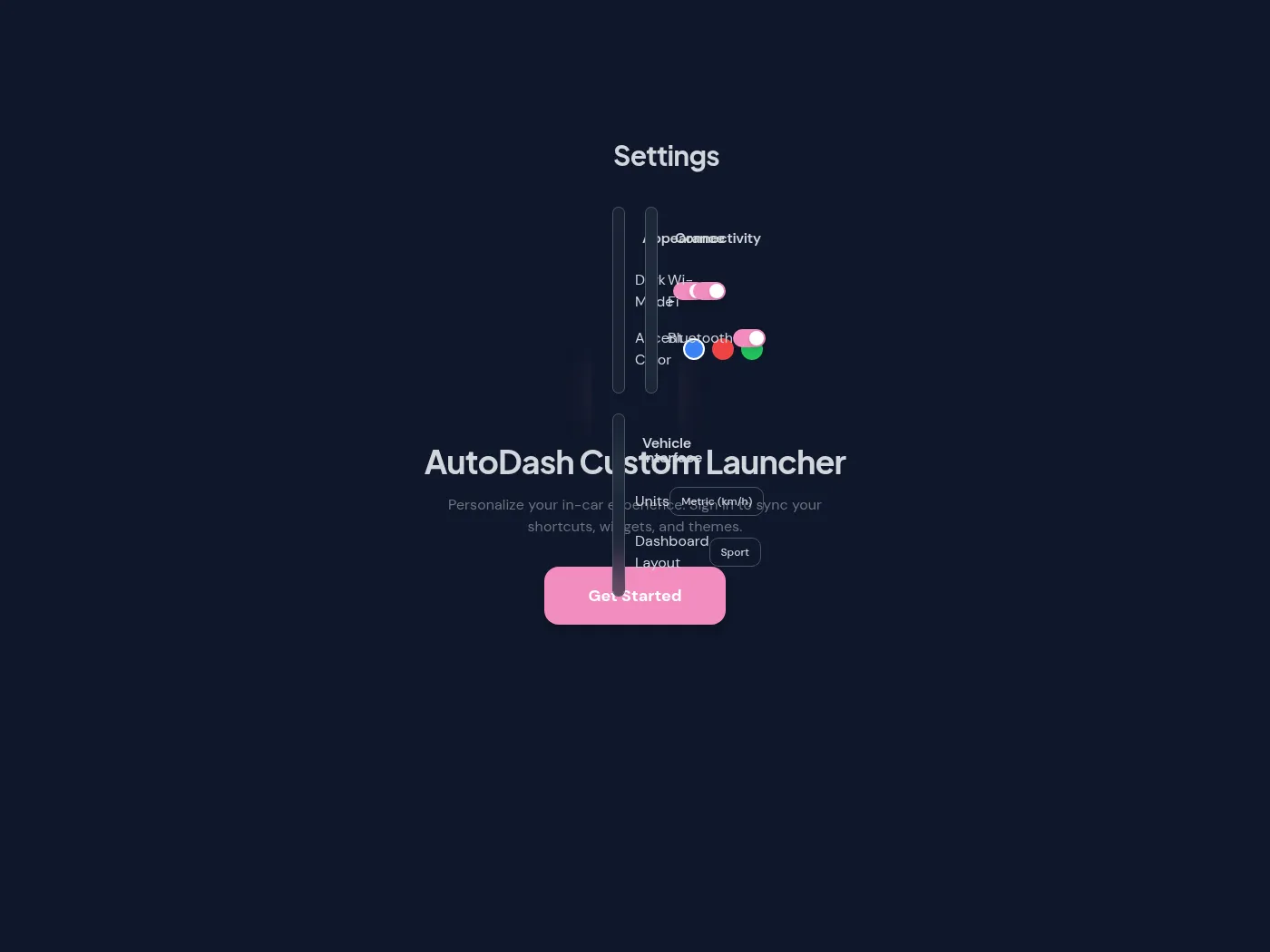 AutoDash Custom Launcher
