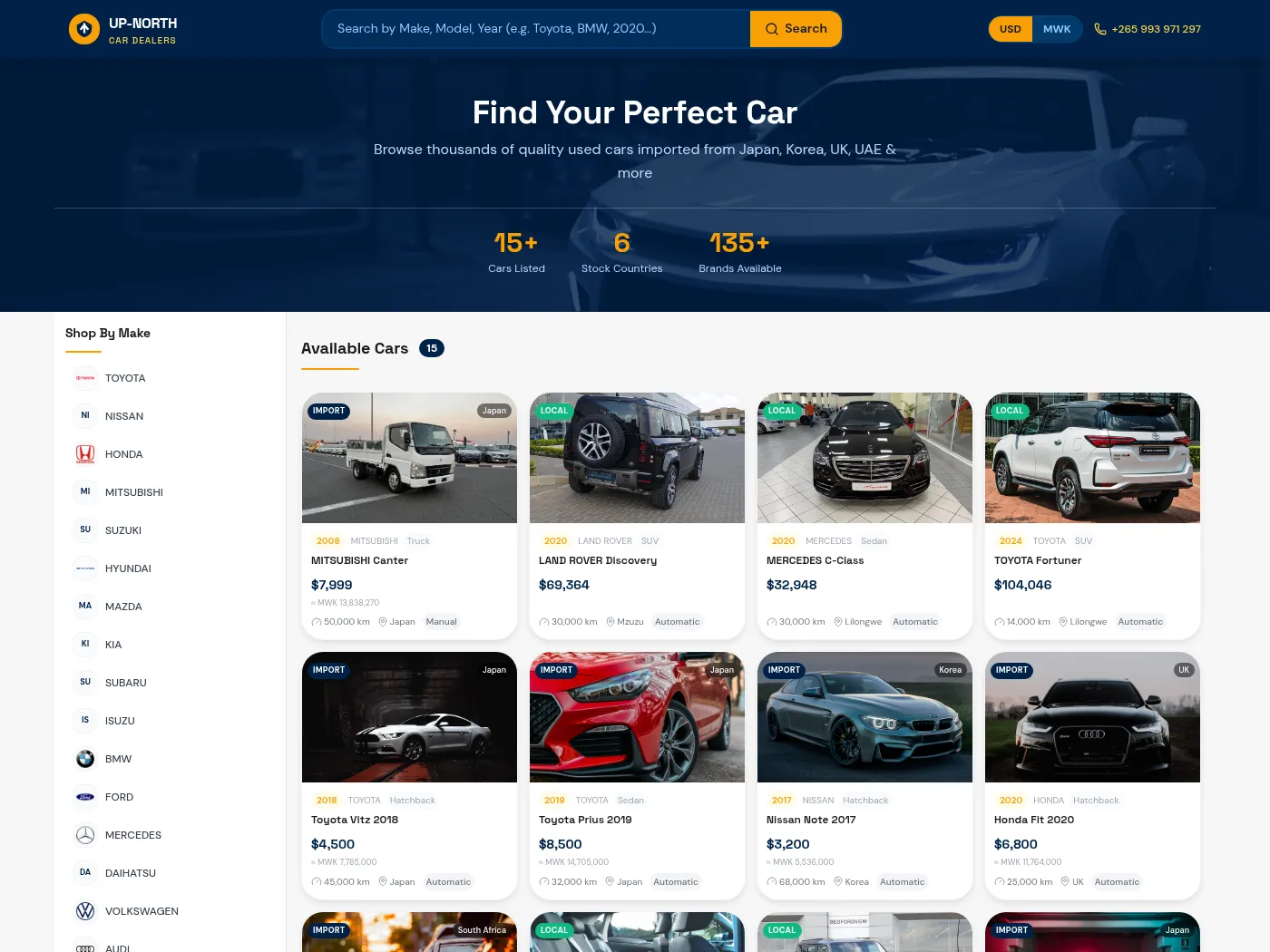Up-North Car Dealers