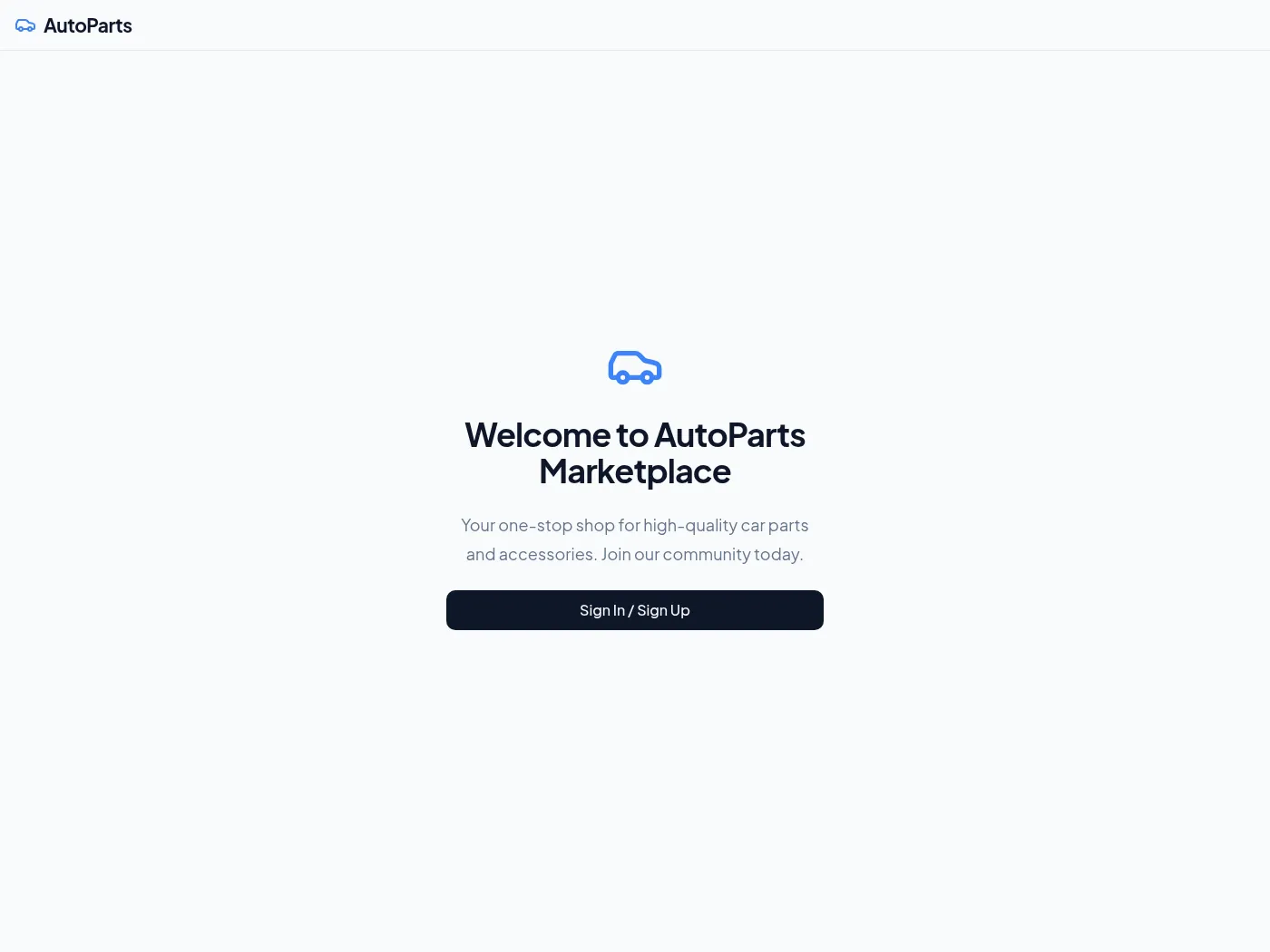 AutoParts Marketplace