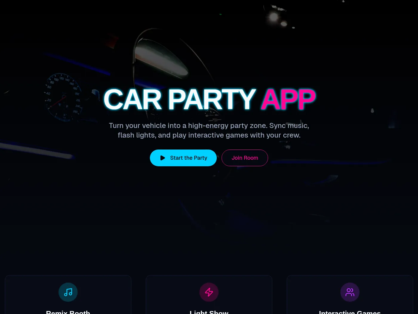 Car Party App