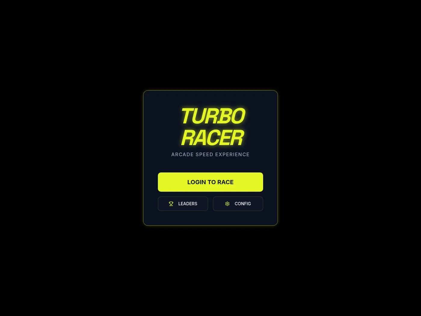 Turbo Racer Game
