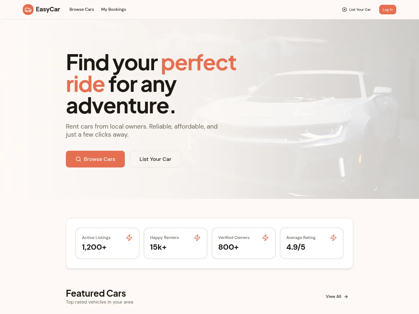EasyCar Rideshare App