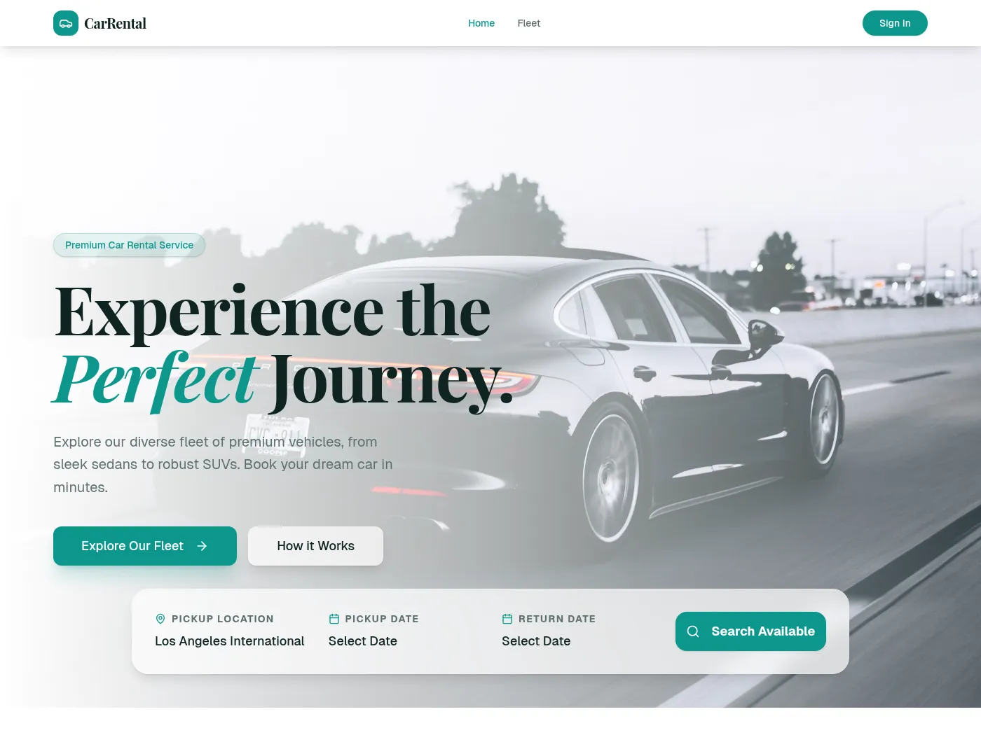 CarRental Booker