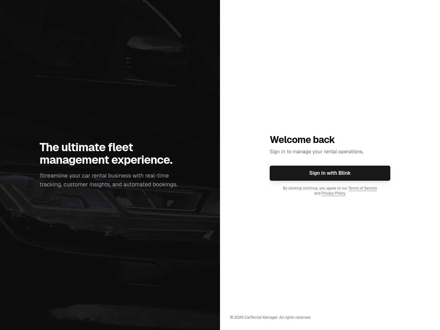 Car Rental Manager