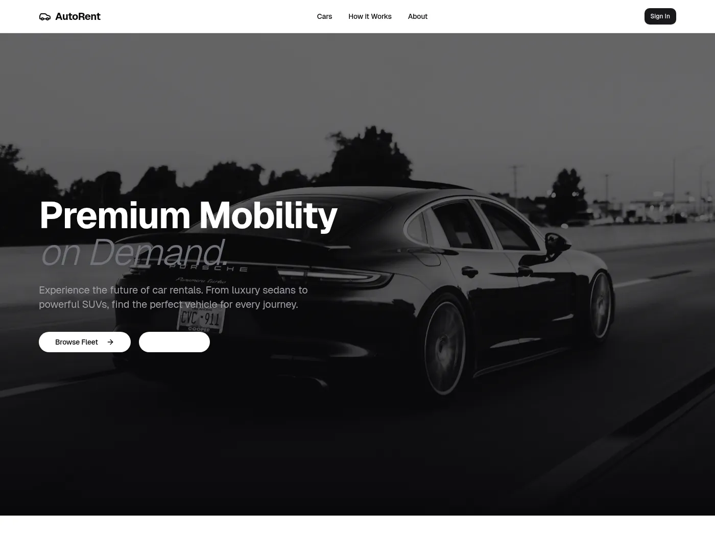 AutoRent Platform
