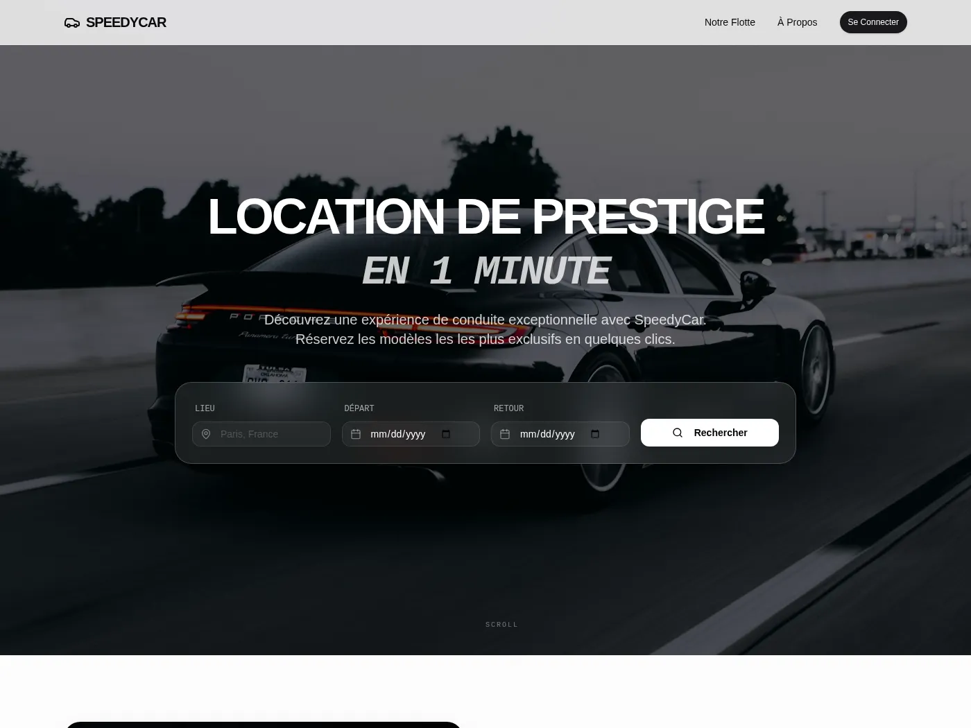 SpeedyCar Location