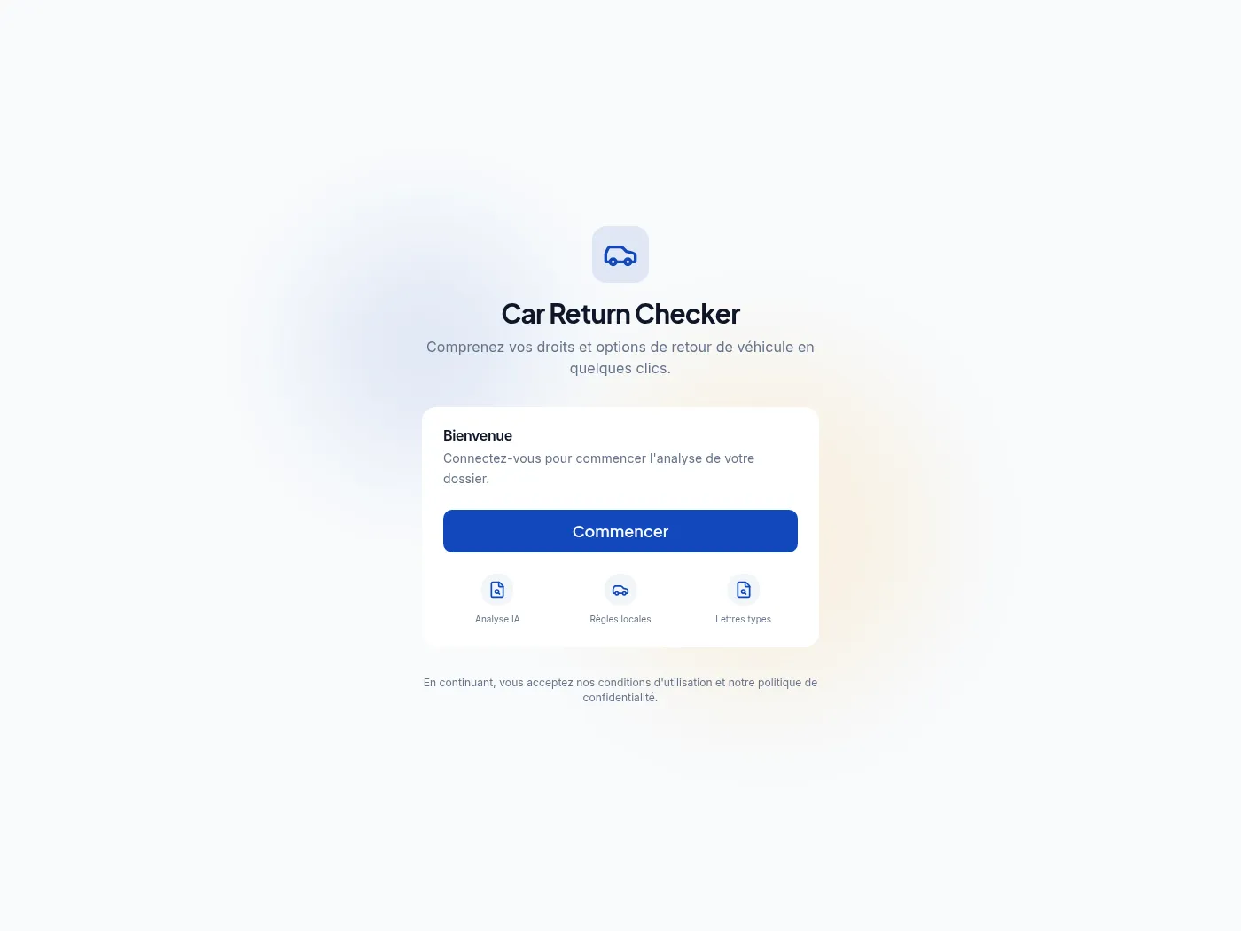 Car Return Checker