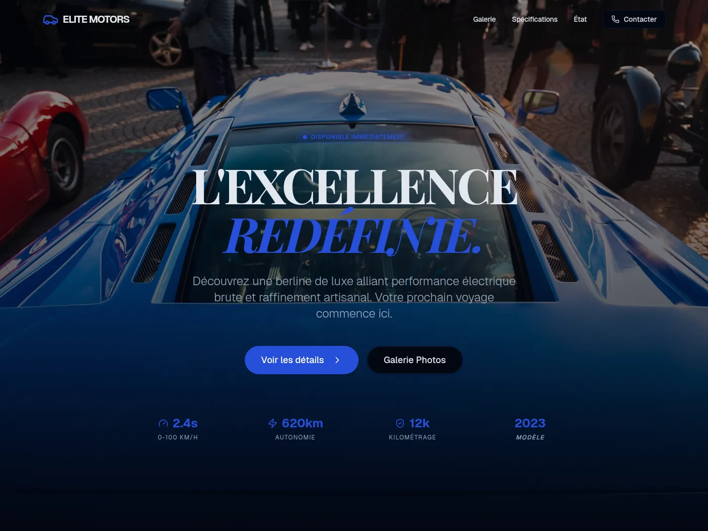Car Sale Landing Page