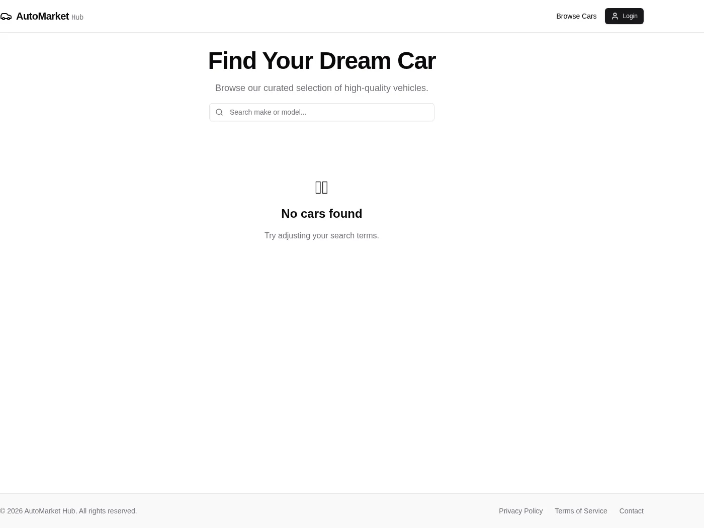 AutoMarket Hub