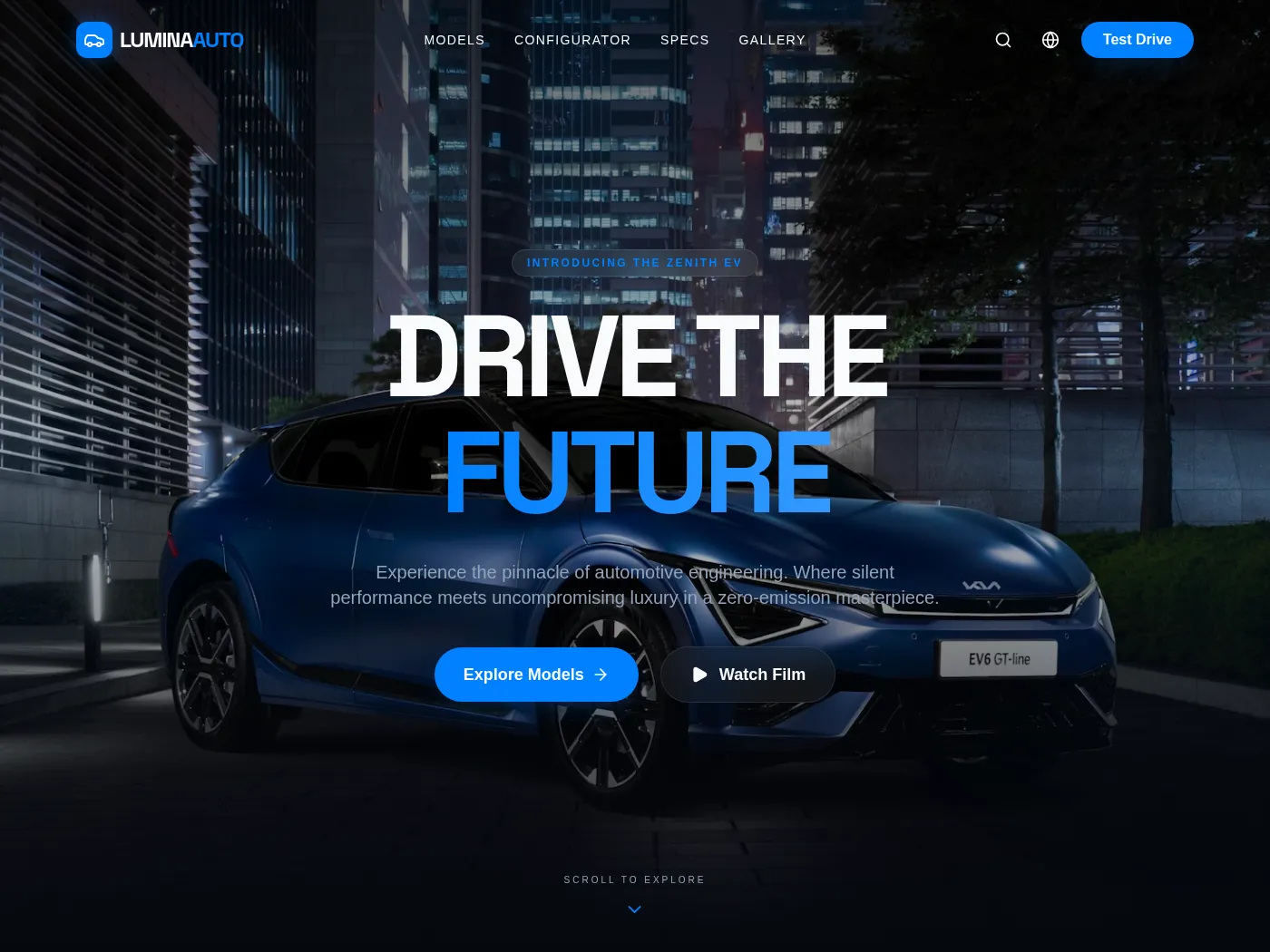 Luxury Car Showcase