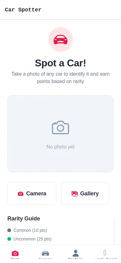 Car Spotter Game