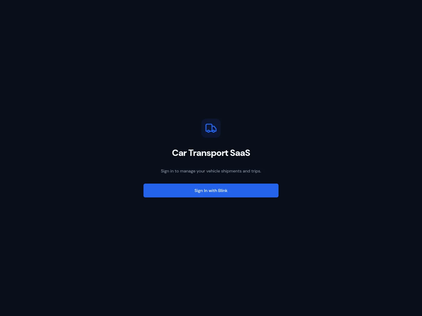 Car Transport SaaS