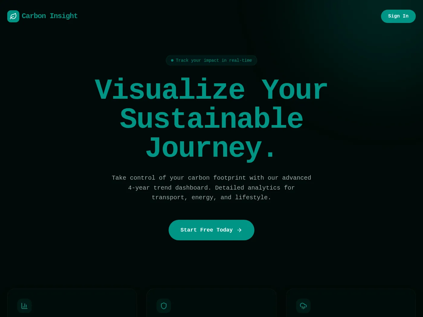 Carbon Insight Dashboard