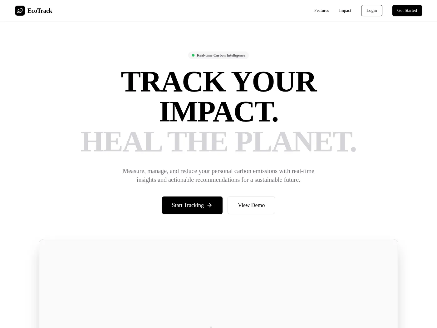 EcoFootprint Tracker