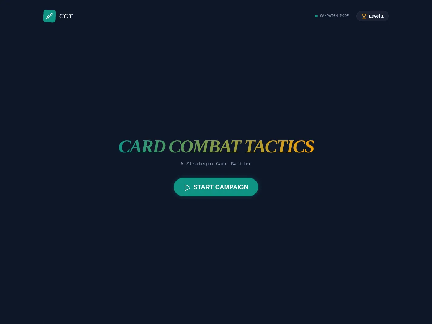 Card Combat Tactics
