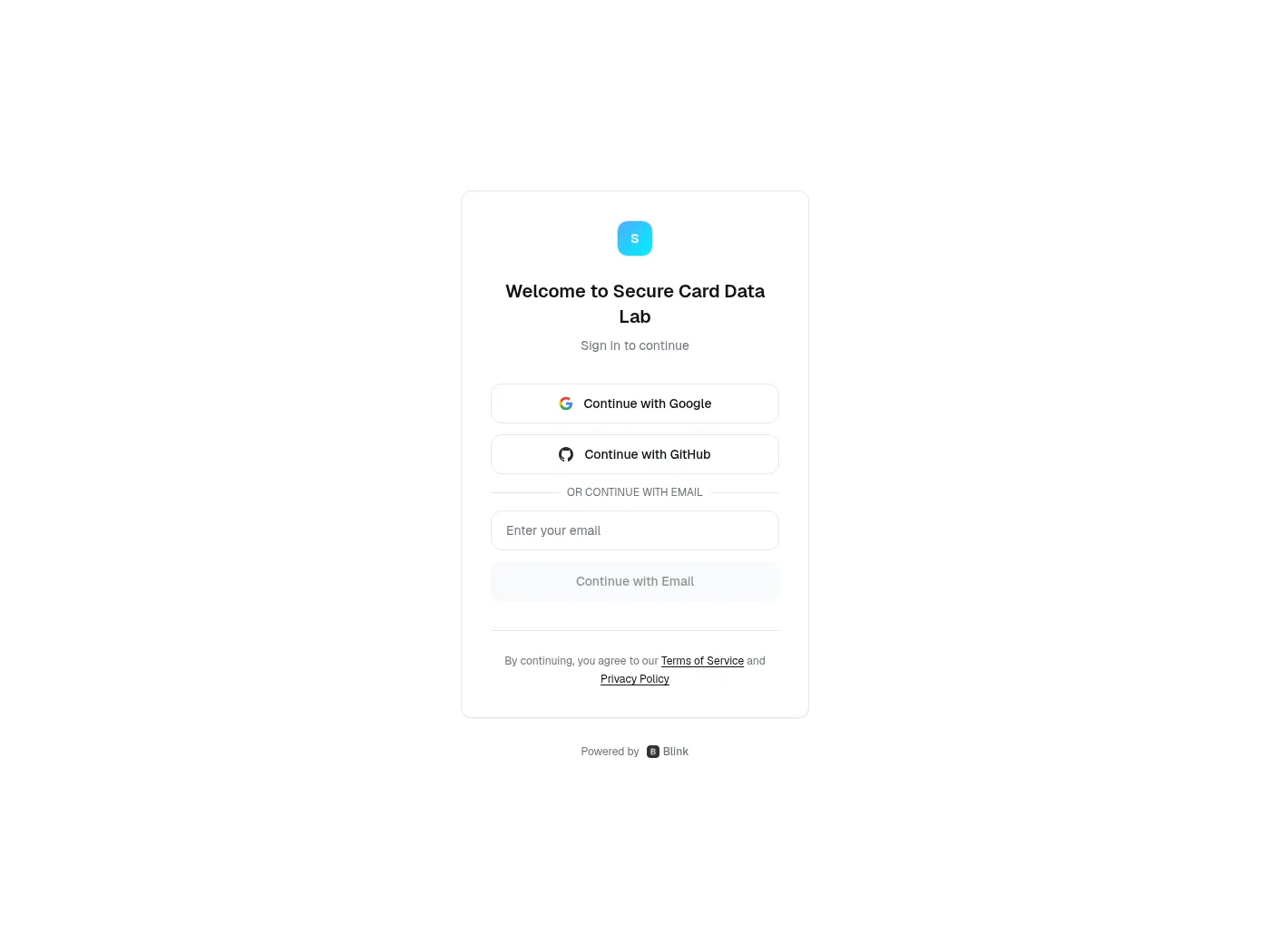 Secure Card Data Lab