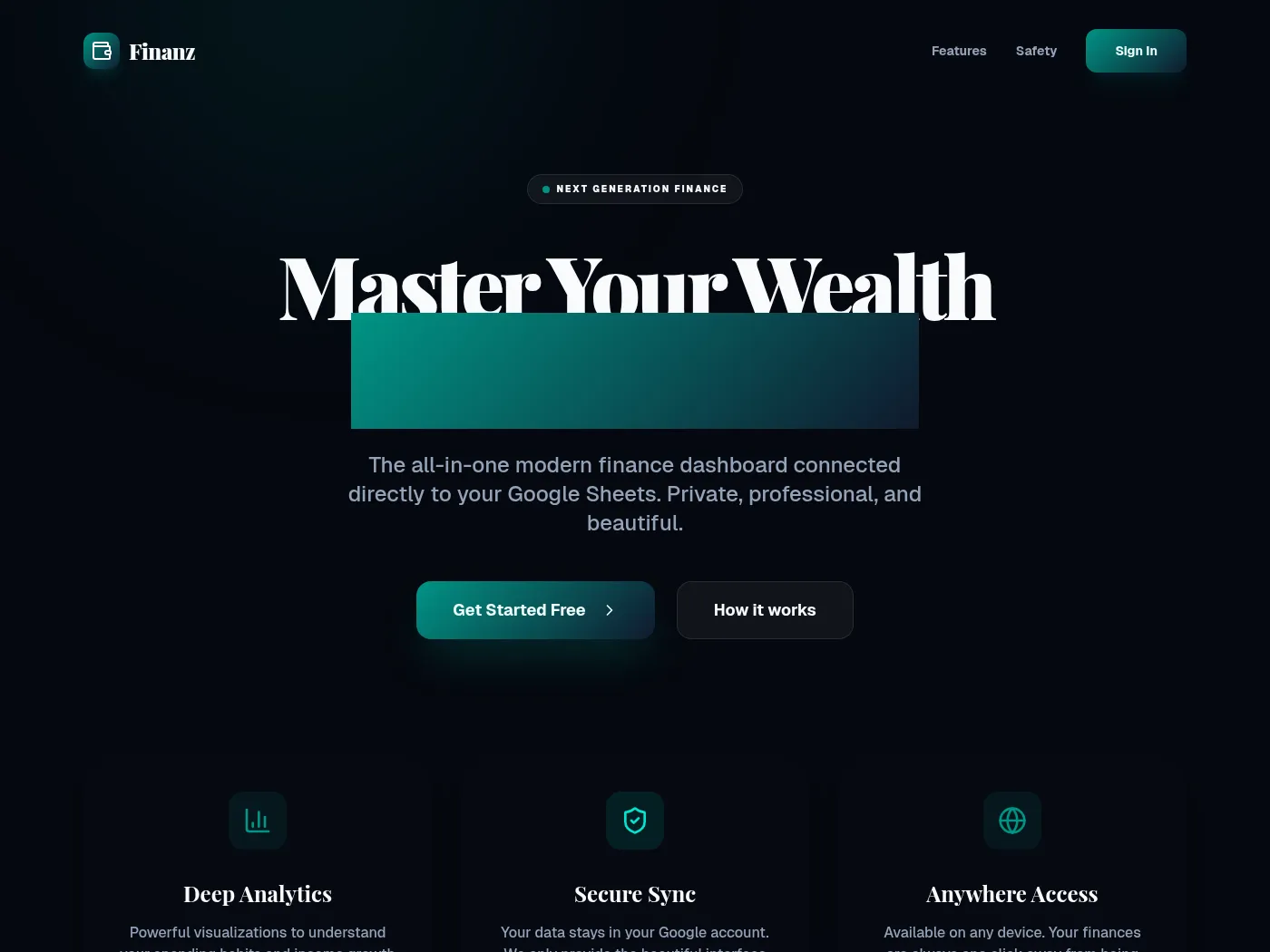 Card Finance Dashboard