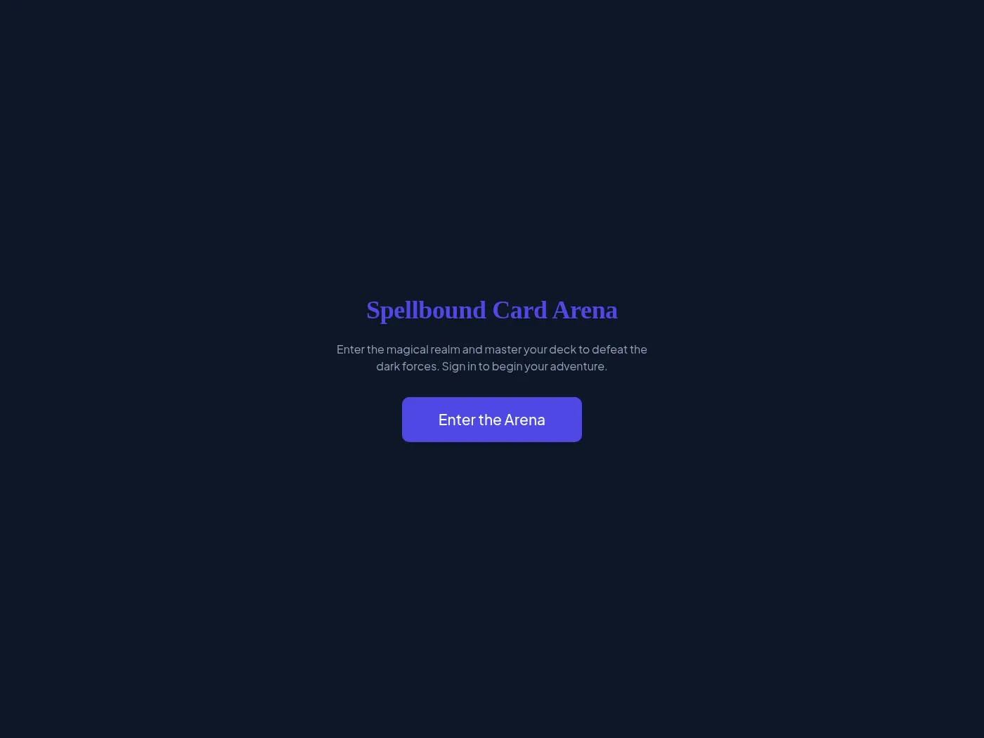 Spellbound Card Arena
