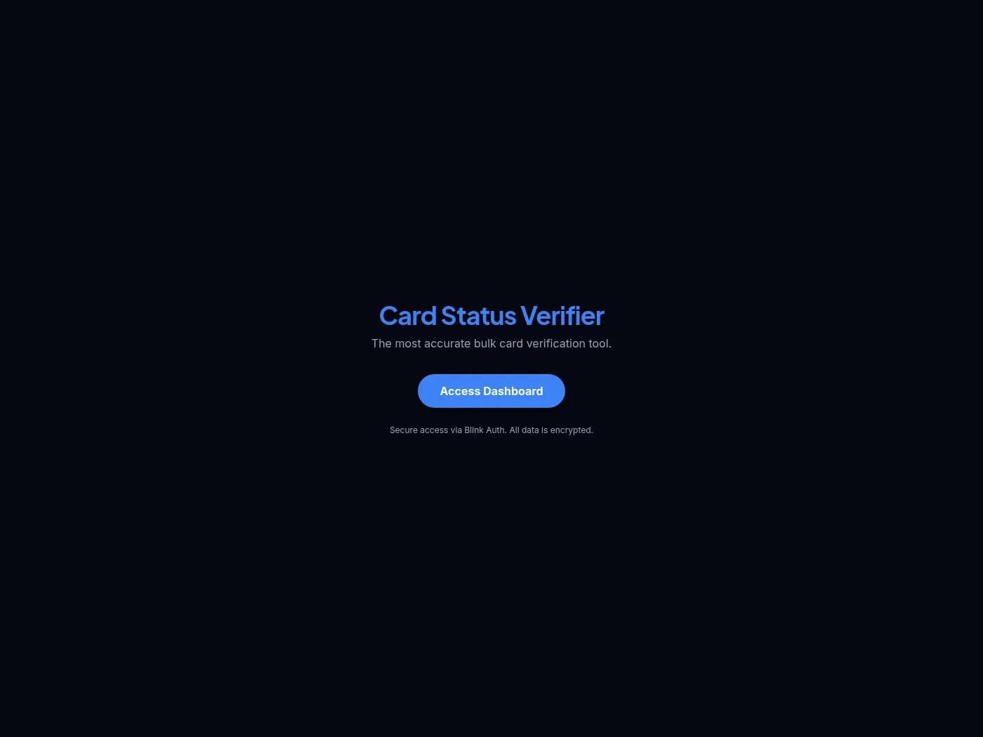 Card Status Verifier