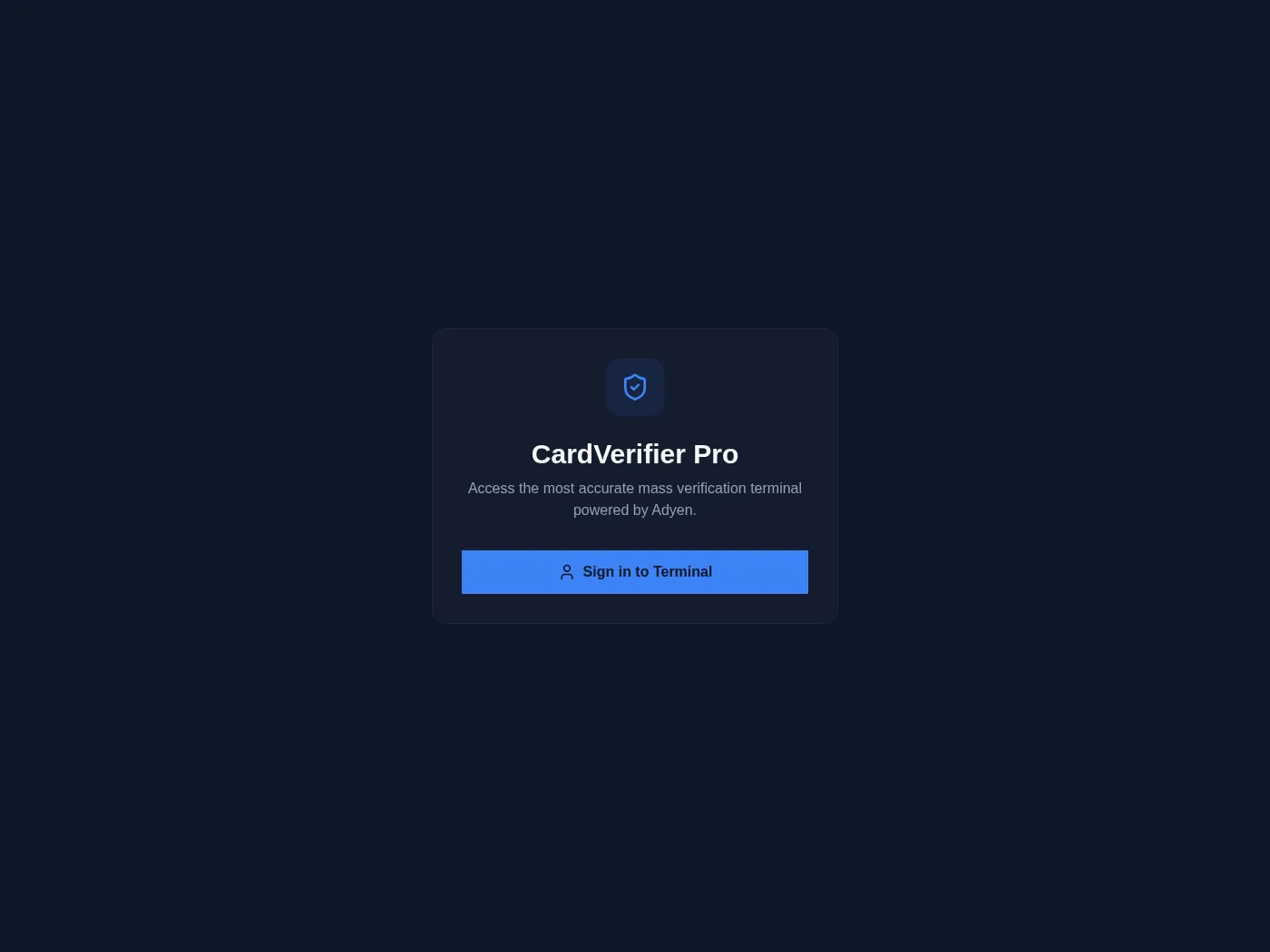 CardVerifier Pro