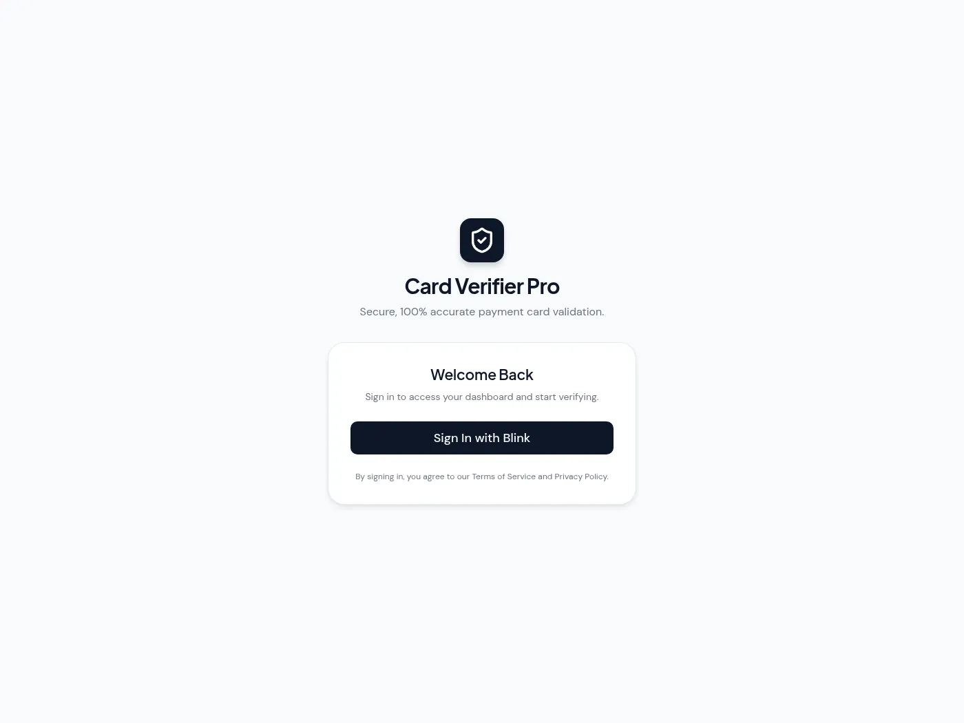 Card Verifier Pro