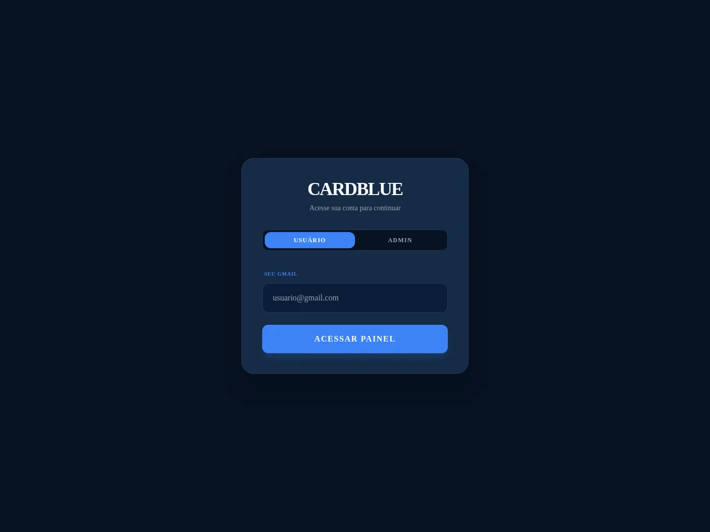CardBlue Admin Portal