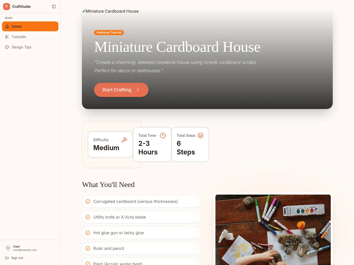 Cardboard Craft Guide
