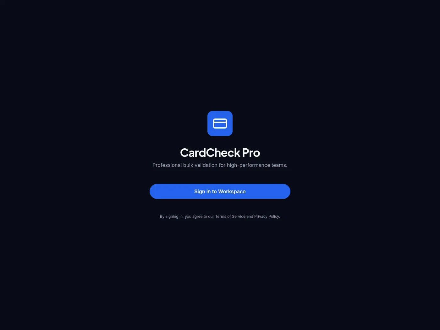 CardCheck Pro