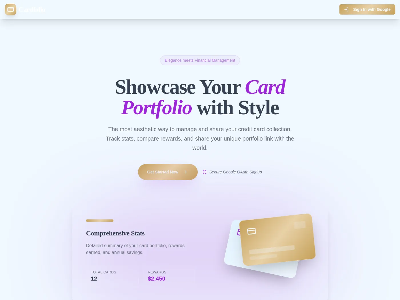 Cardfolio
