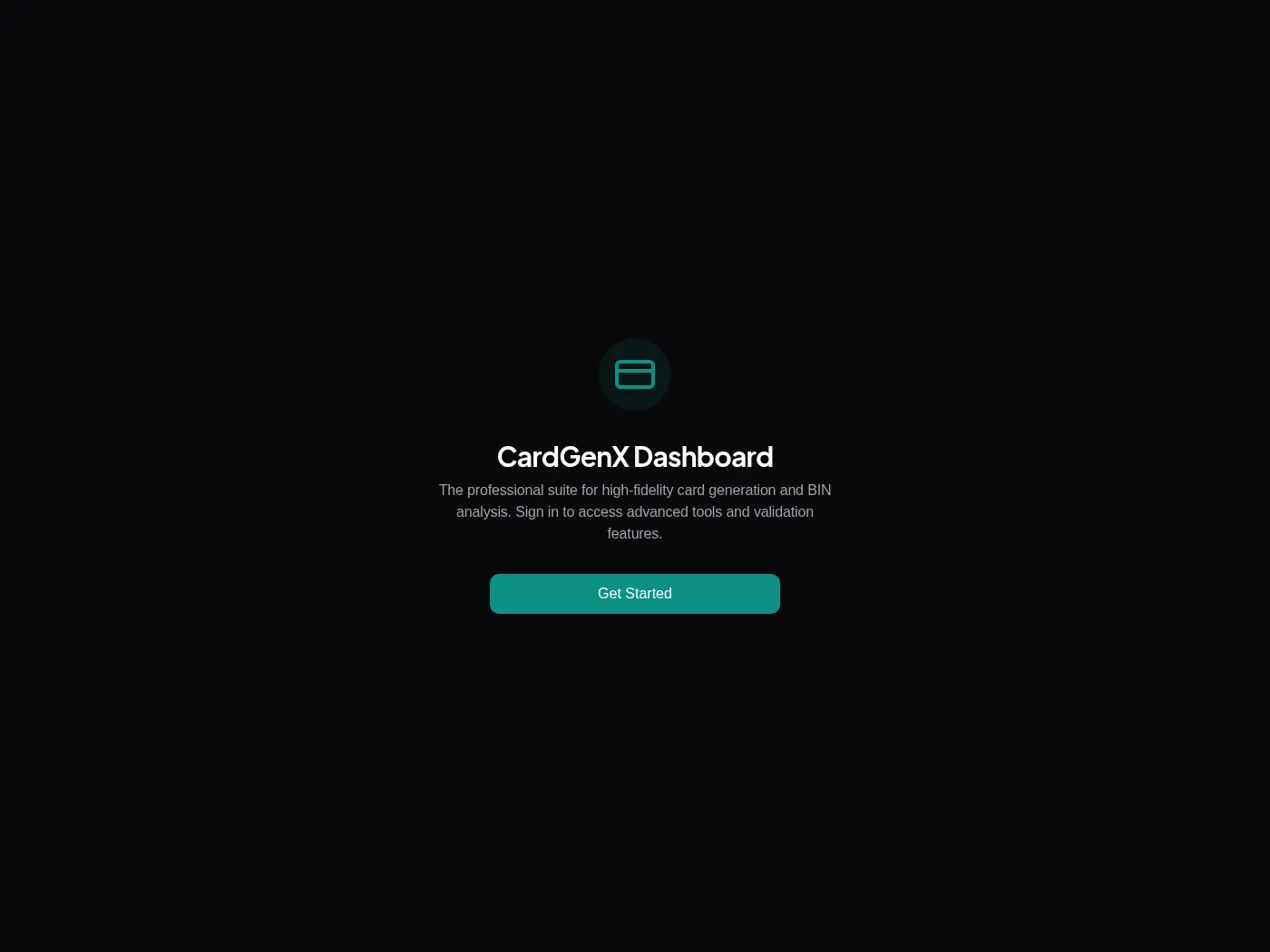 CardGenX Dashboard