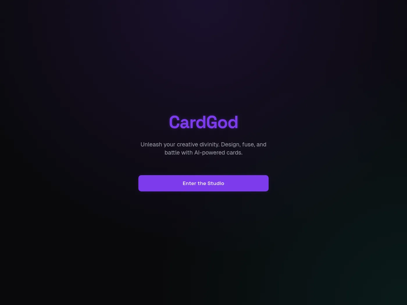 CardGod AI Studio