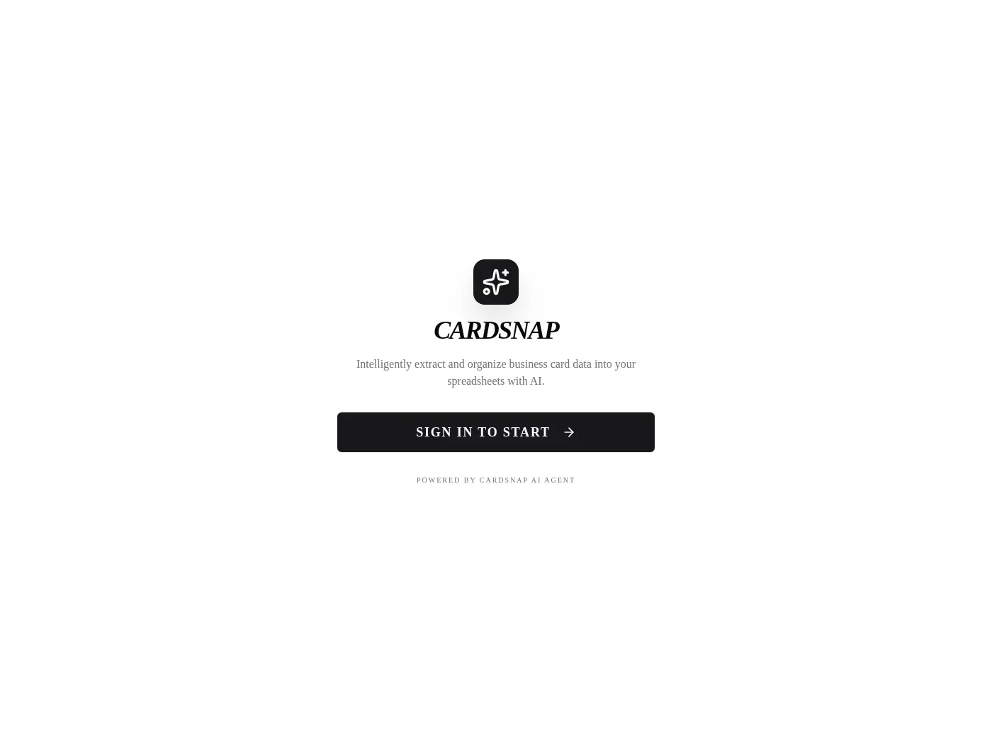 CardSnap Agent