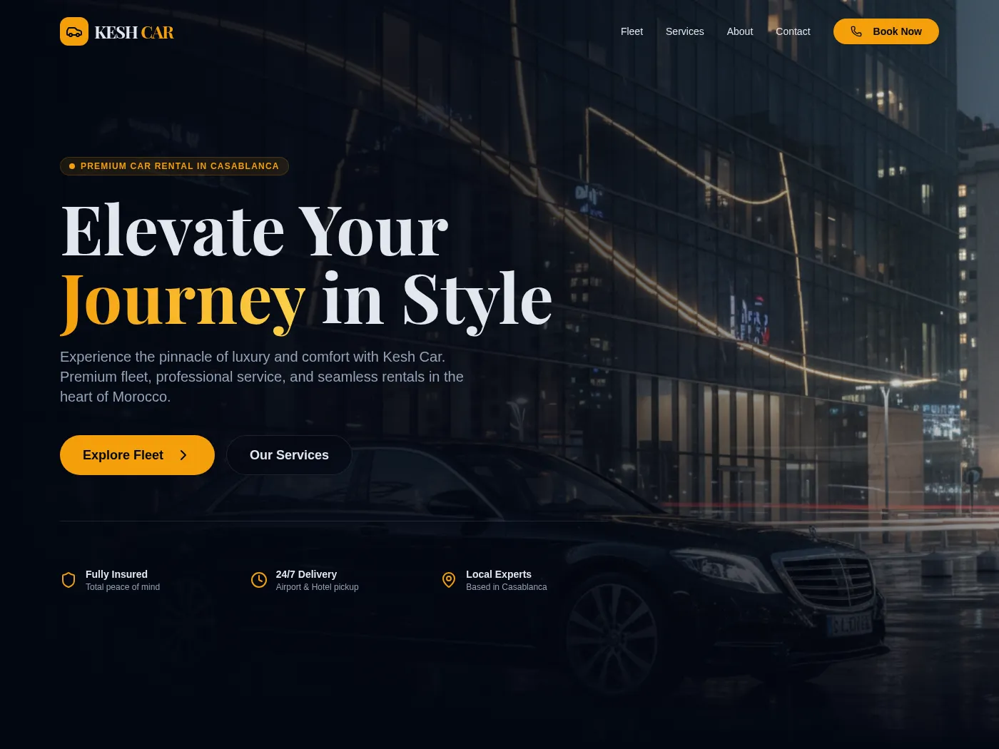 DriveEasy Landing Page
