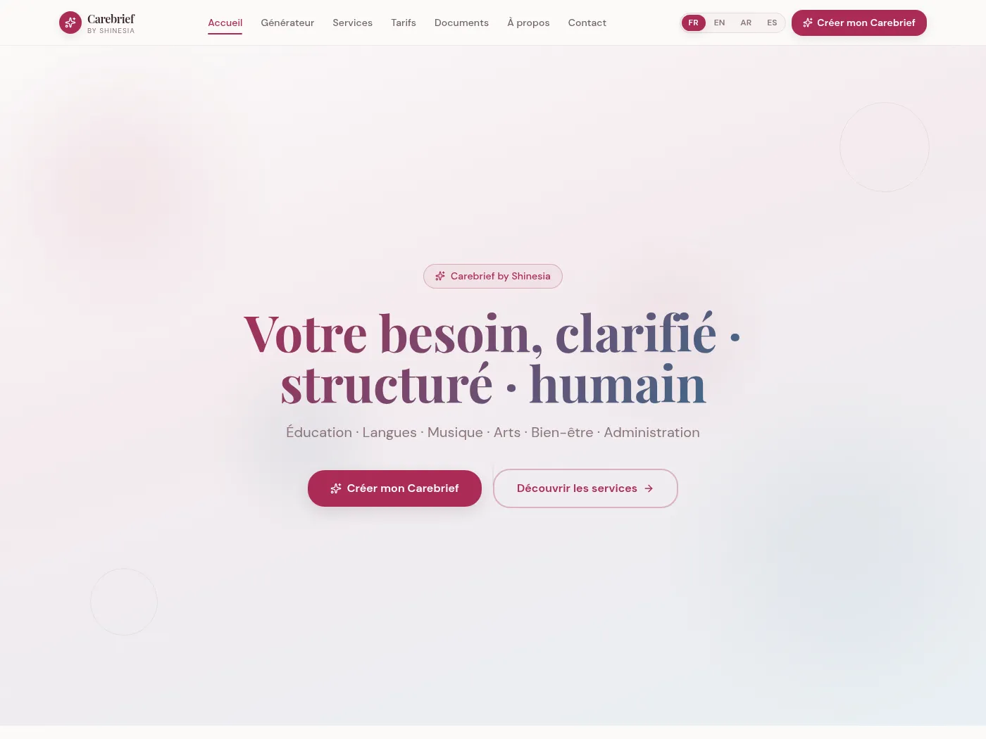 Carebrief by Shinesia