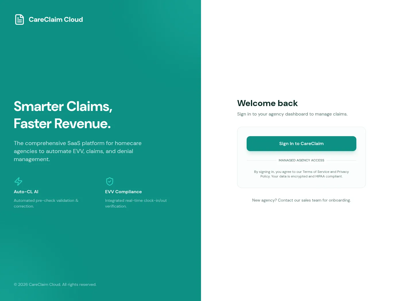 CareClaim Cloud
