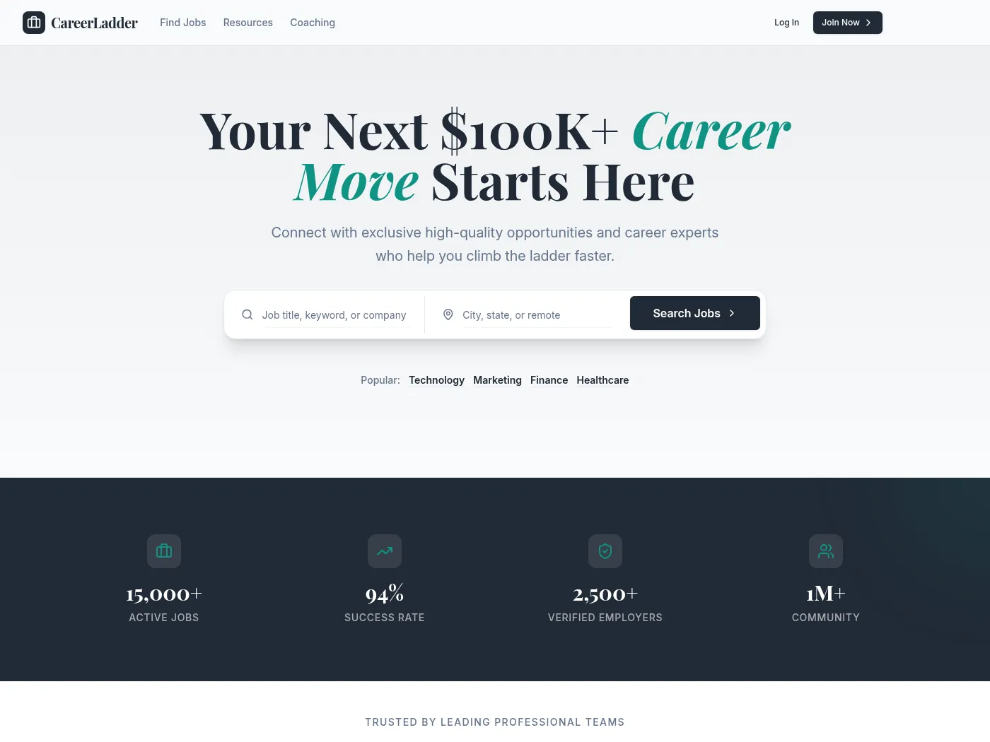 CareerLadder Job Portal