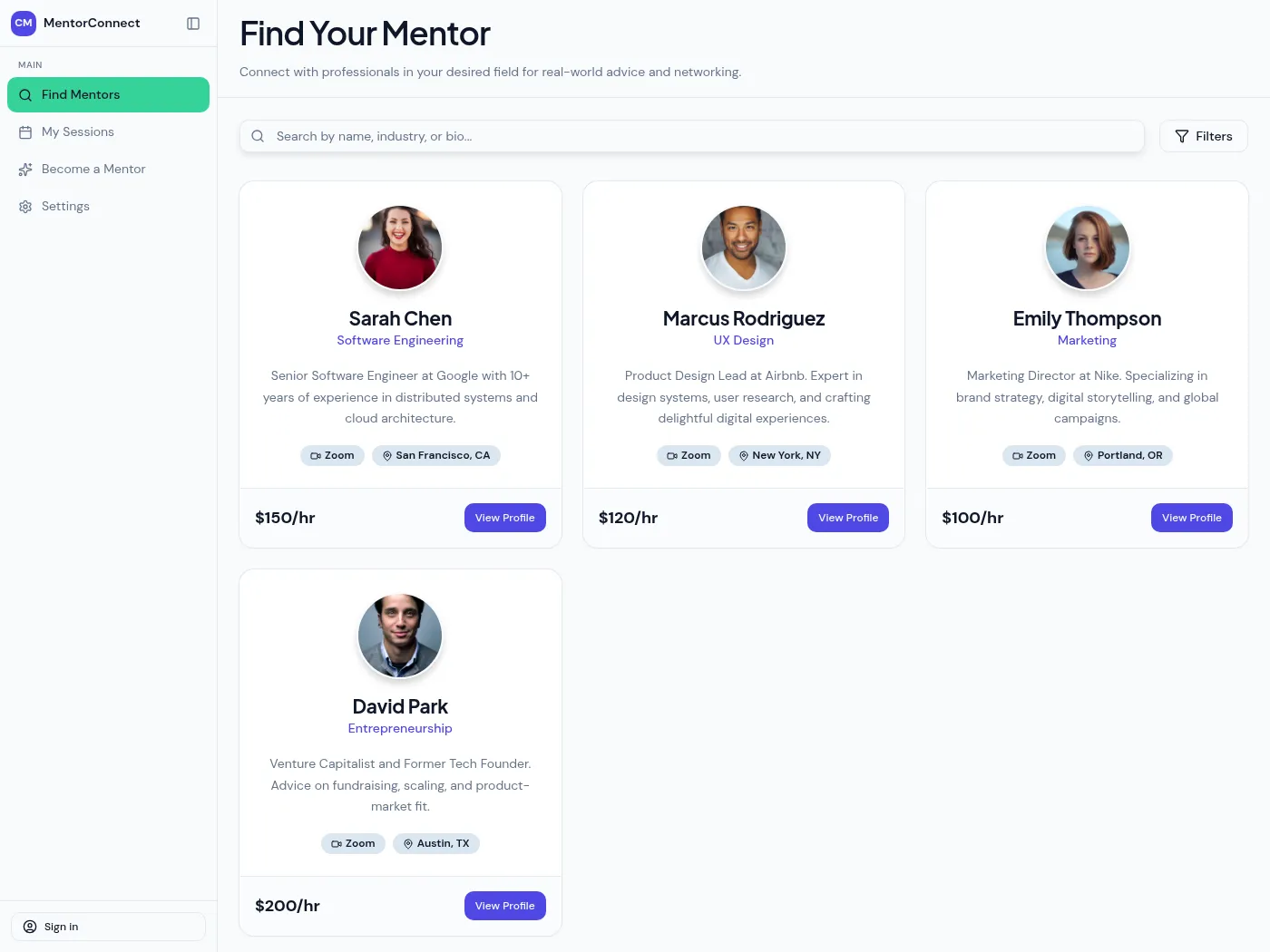 CareerMentor Connect