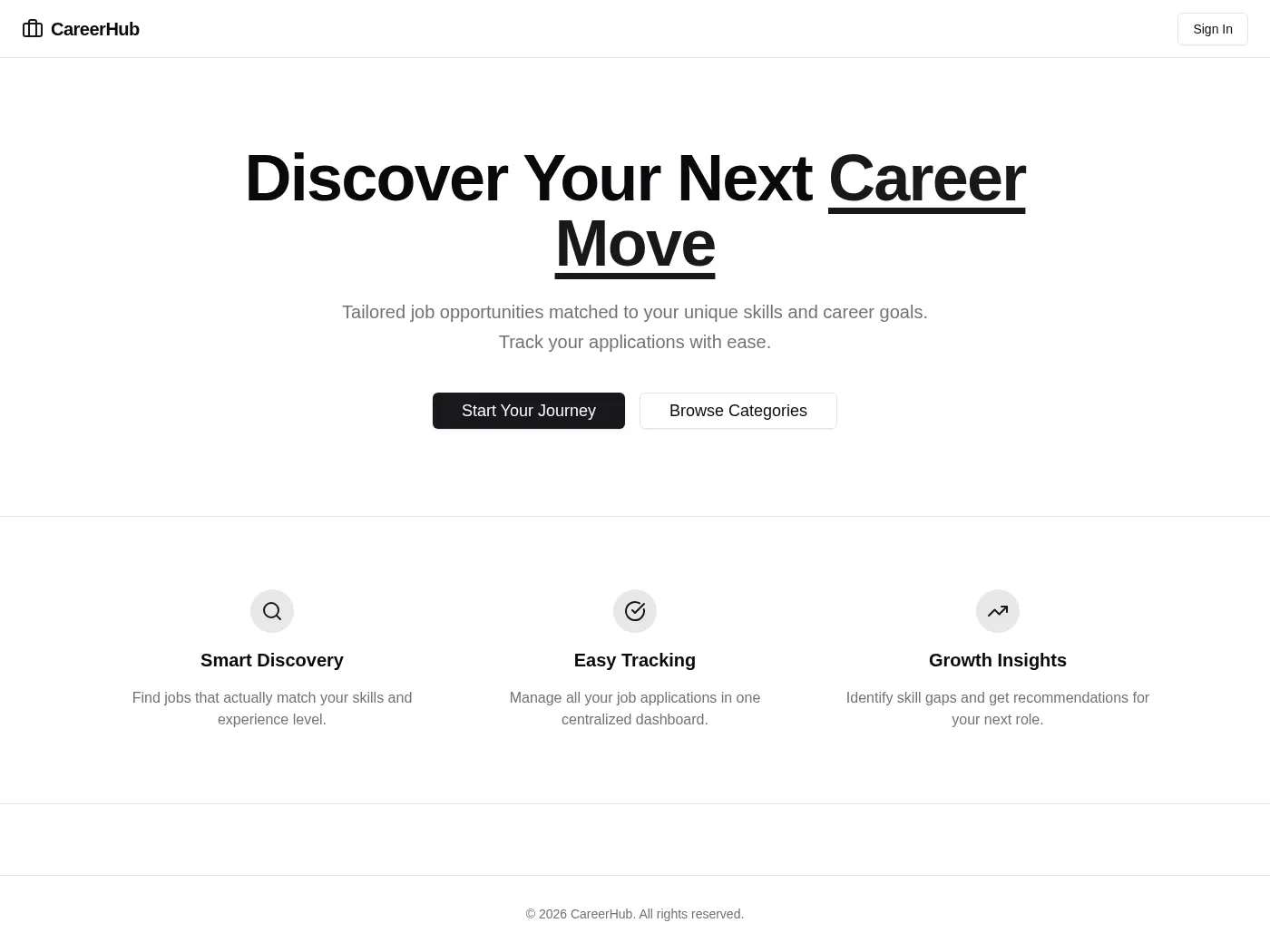 CareerOpportunities Hub